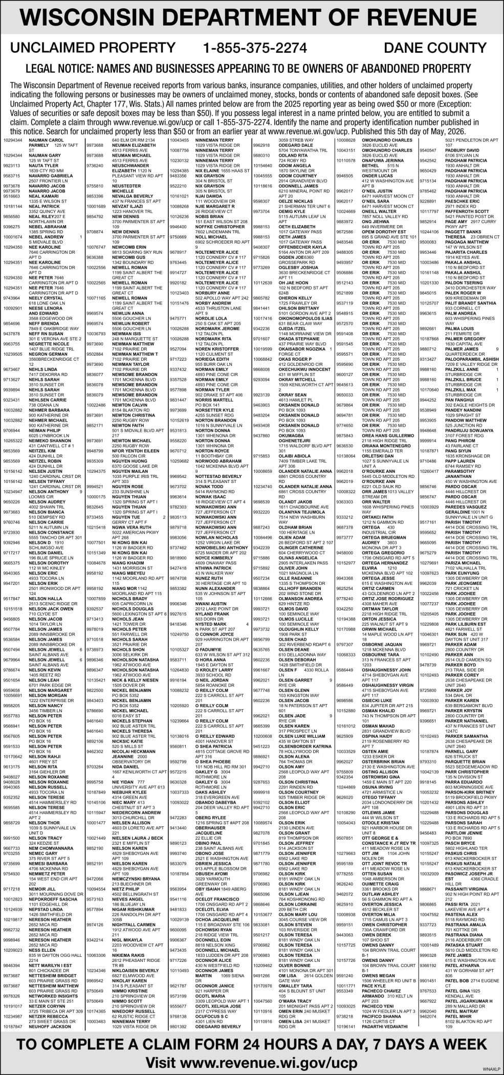 Customized Newspaper Advertising/cna - Ad from 2026-05-05