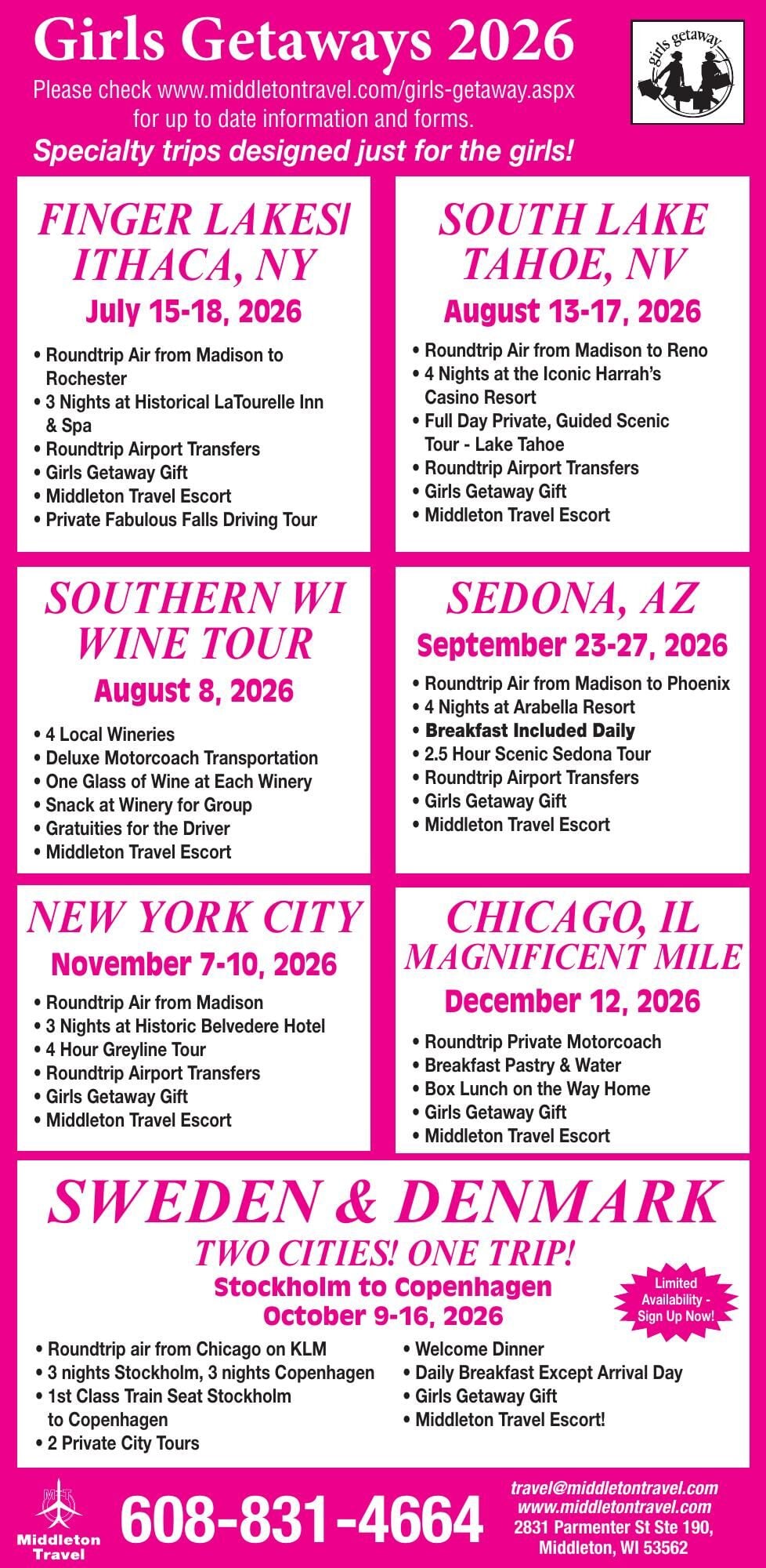 MIDDLETON TRAVEL - Ad from 2026-05-31