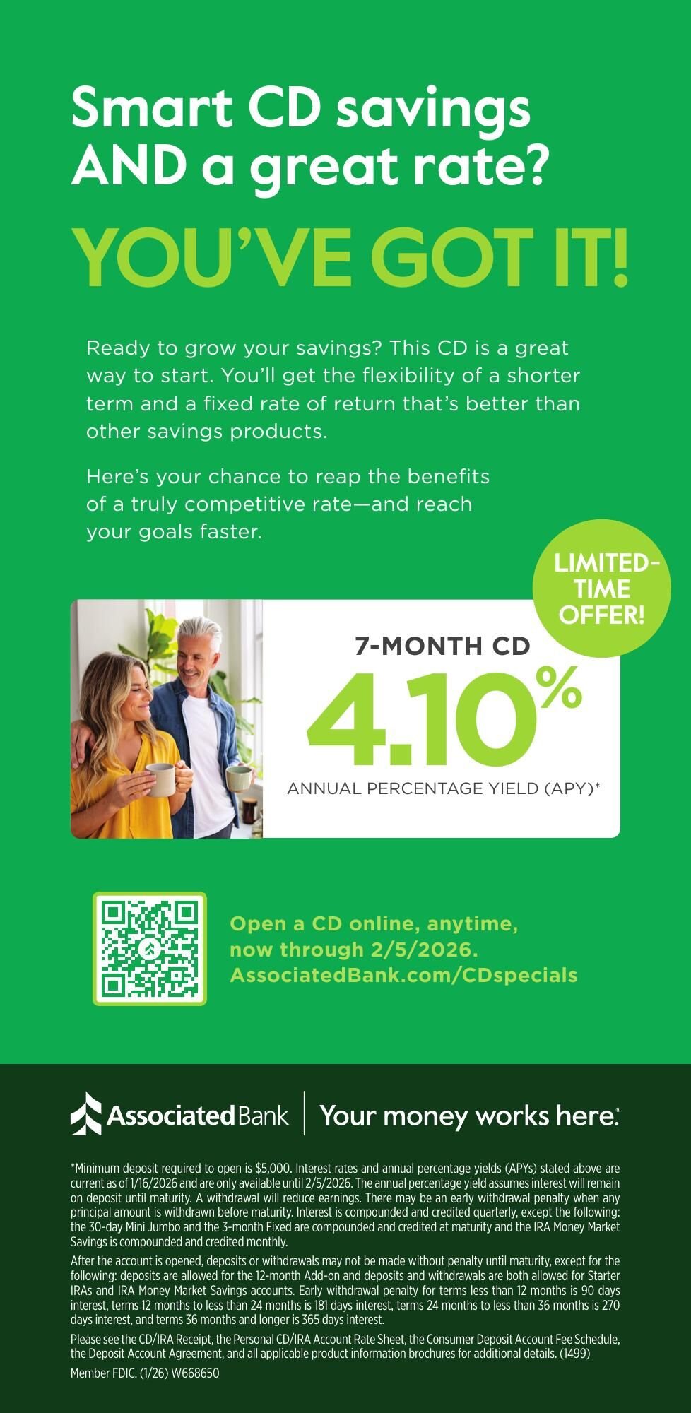 Associated Bank/ Innovative Travel Marketing - Ad from 2026-01-18