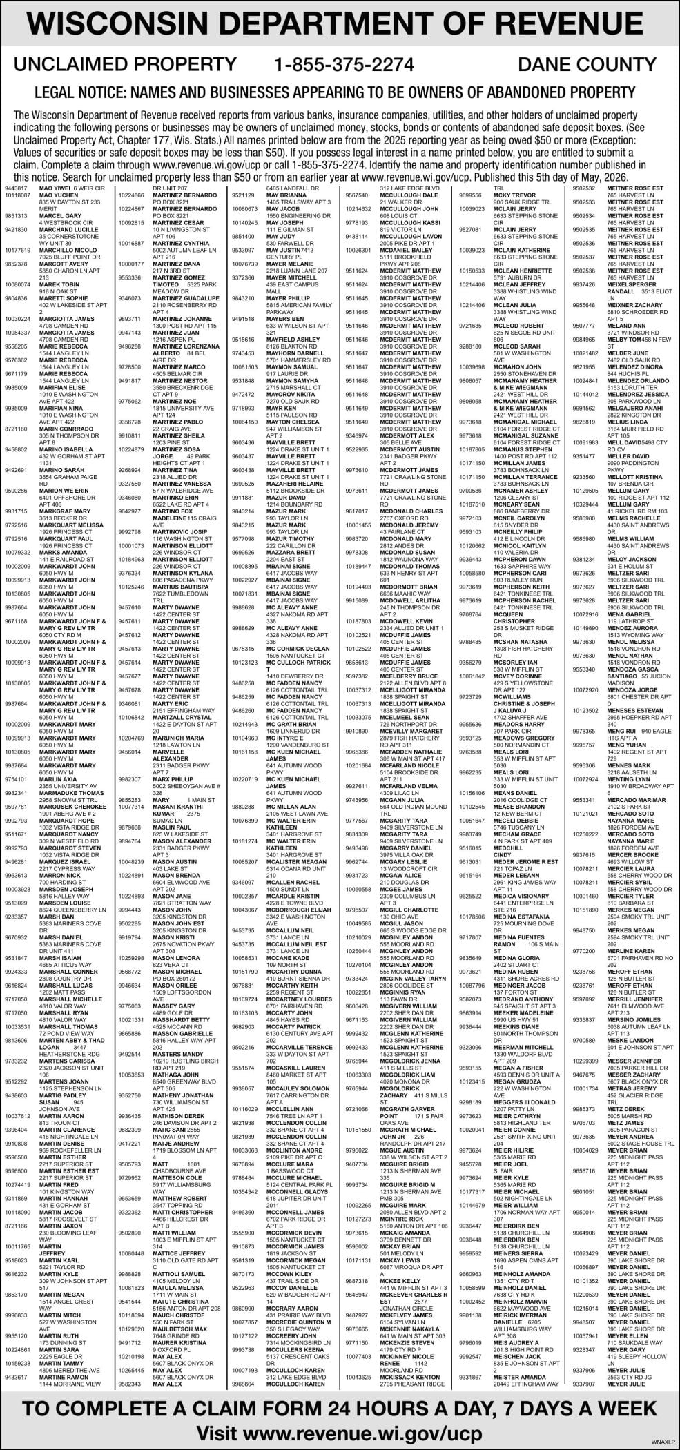 Customized Newspaper Advertising/cna - Ad from 2026-05-05