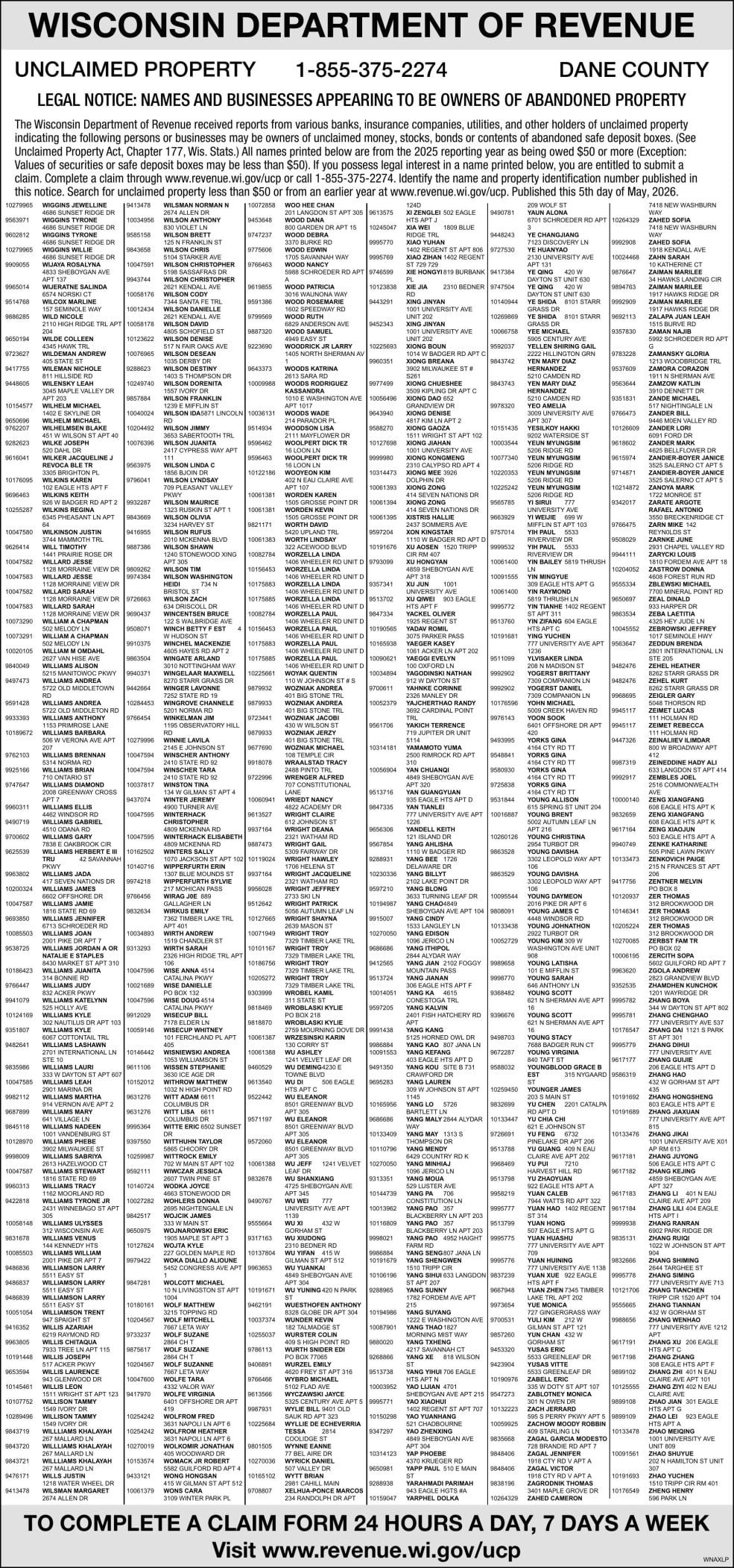 Customized Newspaper Advertising/cna - Ad from 2026-05-05