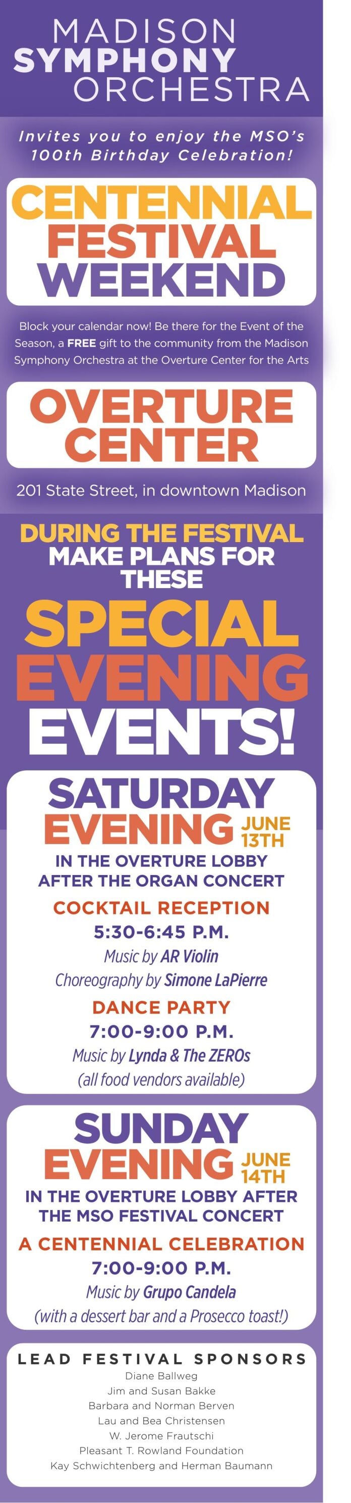 MADISON SYMPHONY ORCHESTRA - Ad from 2026-06-07