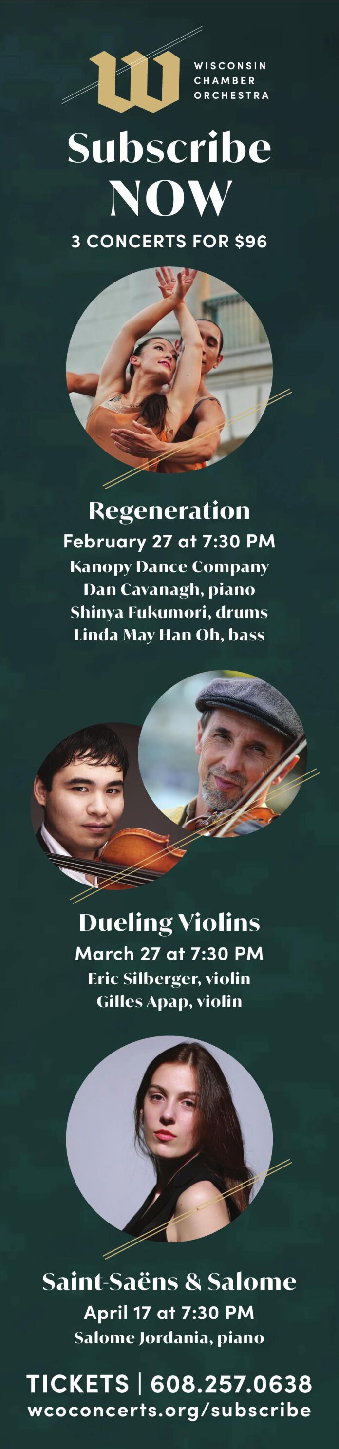 WISCONSIN CHAMBER ORCHESTRA - Ad from 2026-01-25