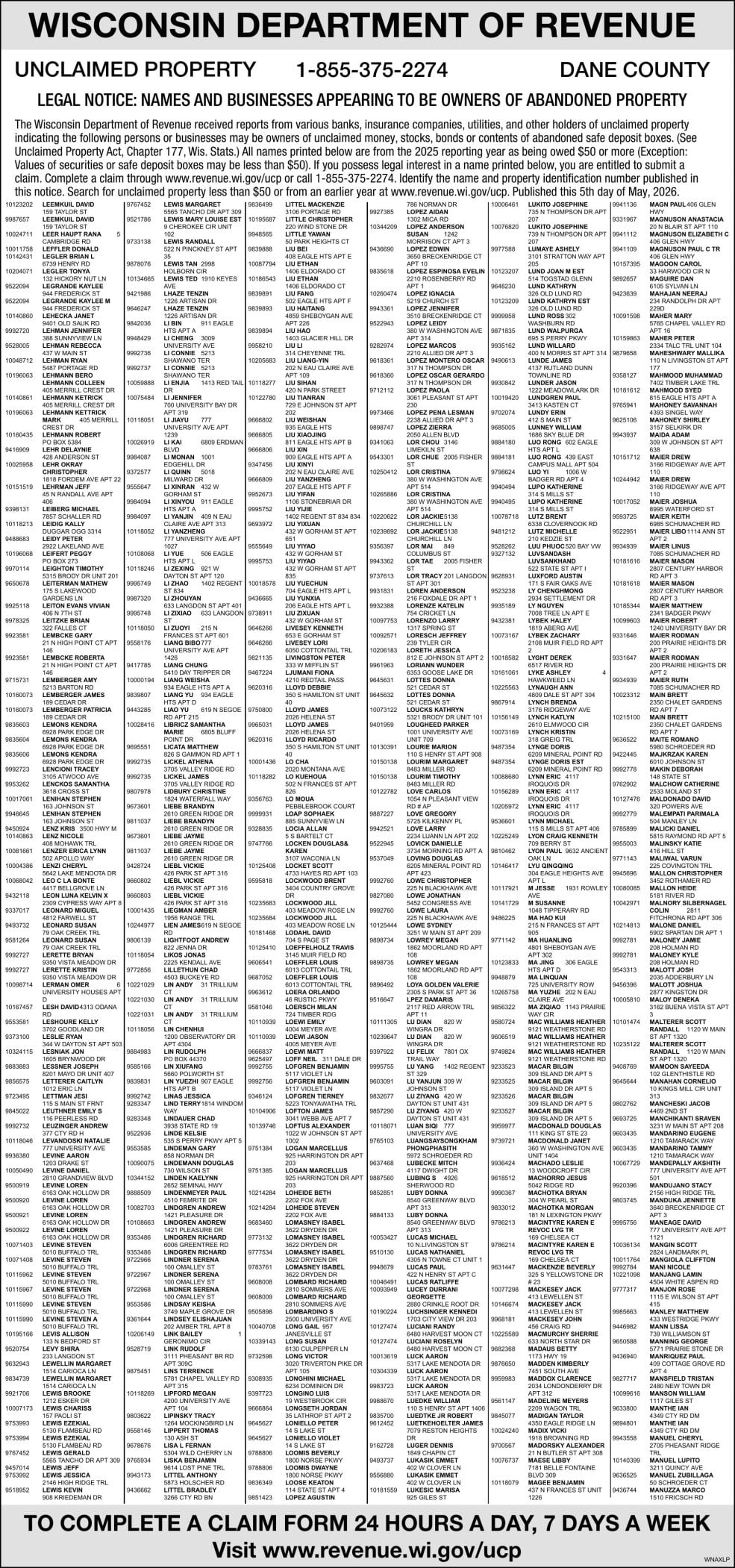 Customized Newspaper Advertising/cna - Ad from 2026-05-05