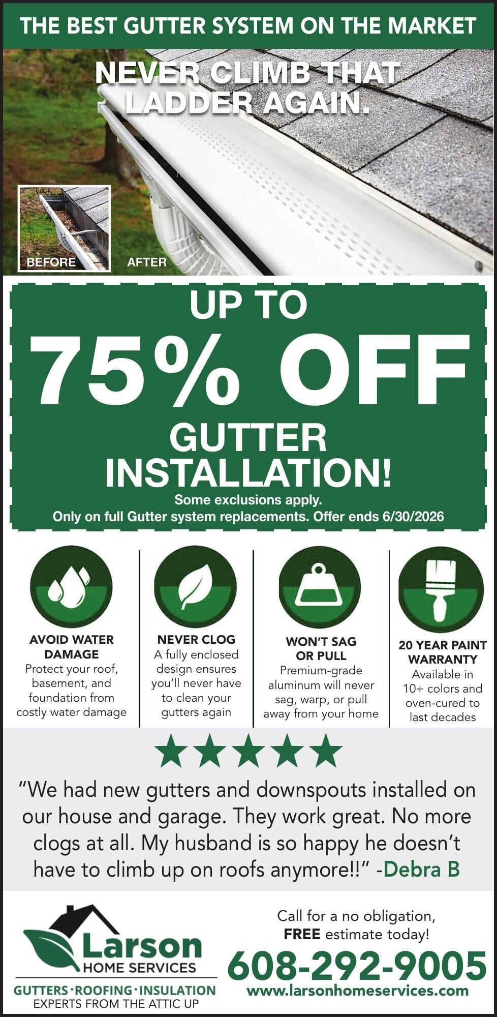 Larson Home Services - Ad from 2026-06-03