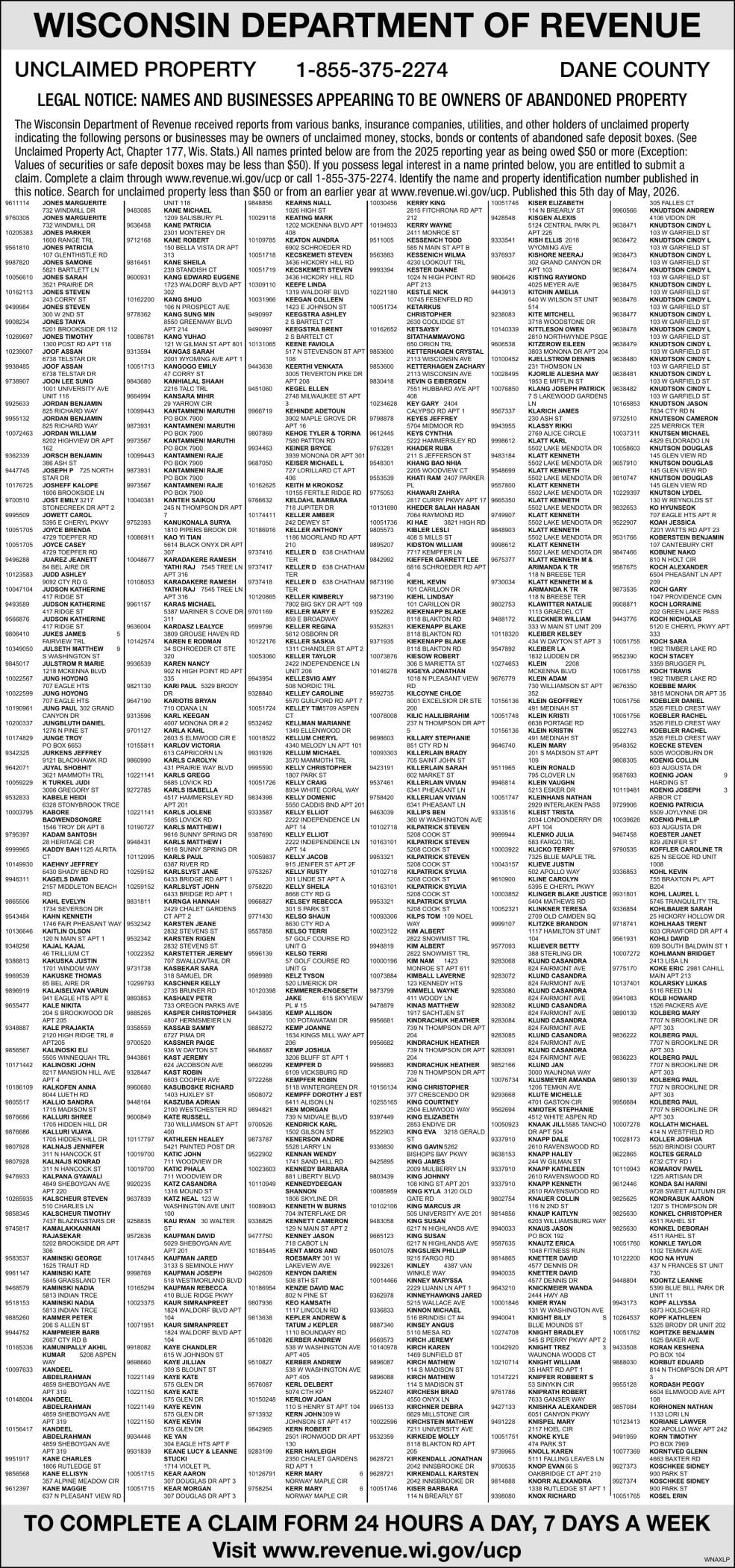 Customized Newspaper Advertising/cna - Ad from 2026-05-05