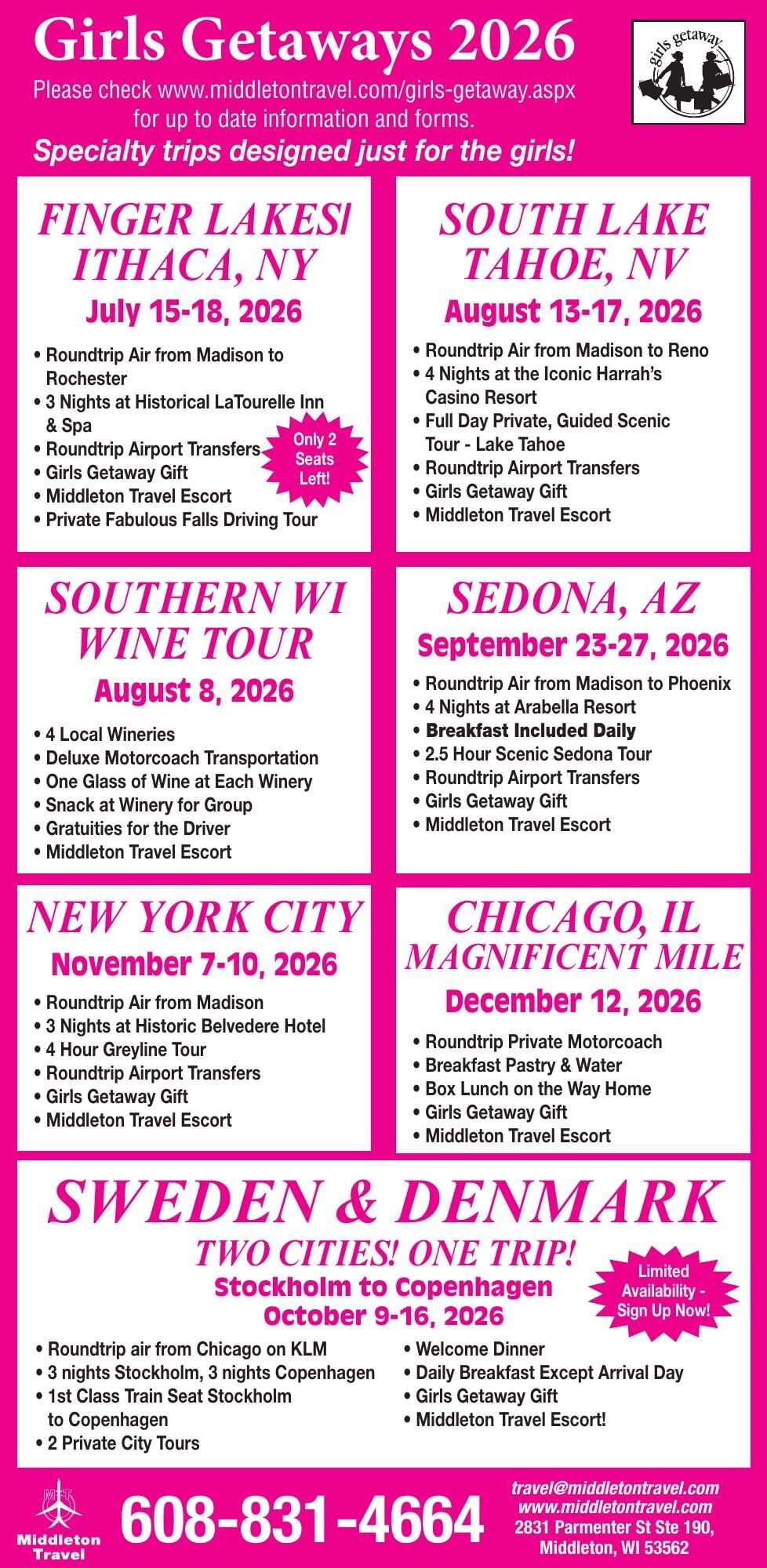 MIDDLETON TRAVEL - Ad from 2026-06-14