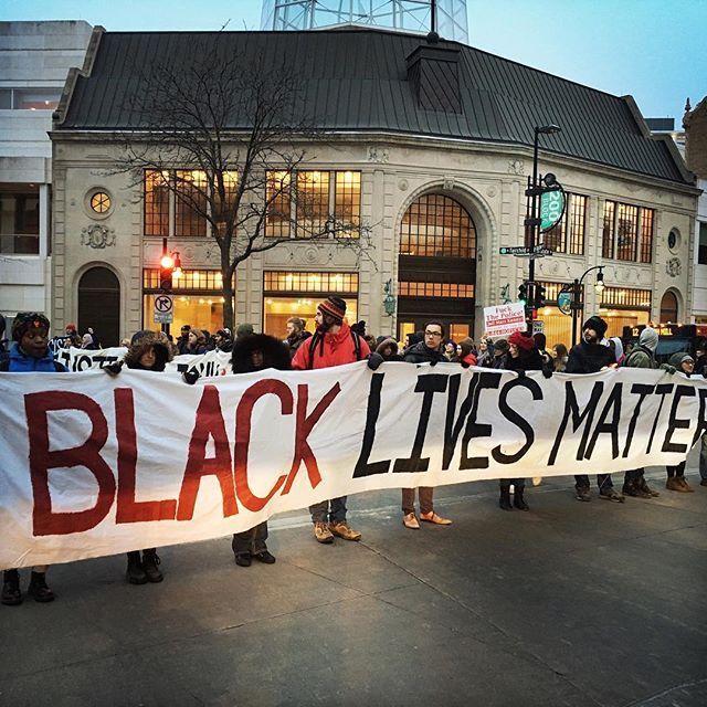A year after Tony Robinson's death, protesters march in downtown Madison