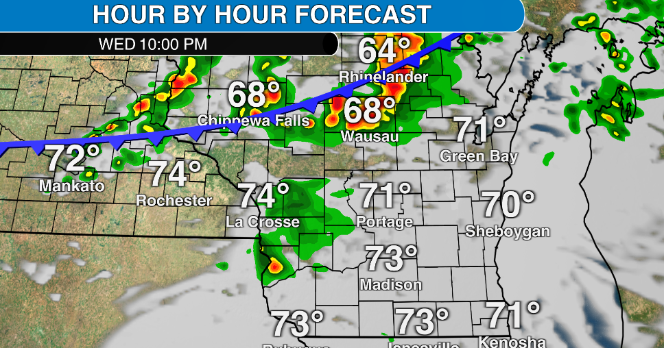 Severe storms possible in Wisconsin Wednesday night