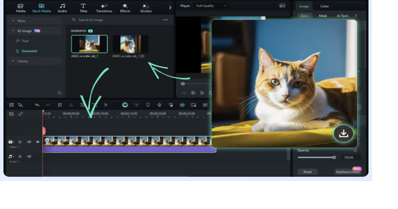 How to generate AI visuals: Using Filmora’s AI Image Generator for ...