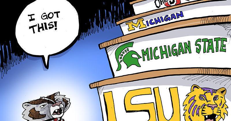 The Wisconsin Badgers football season — in cartoons