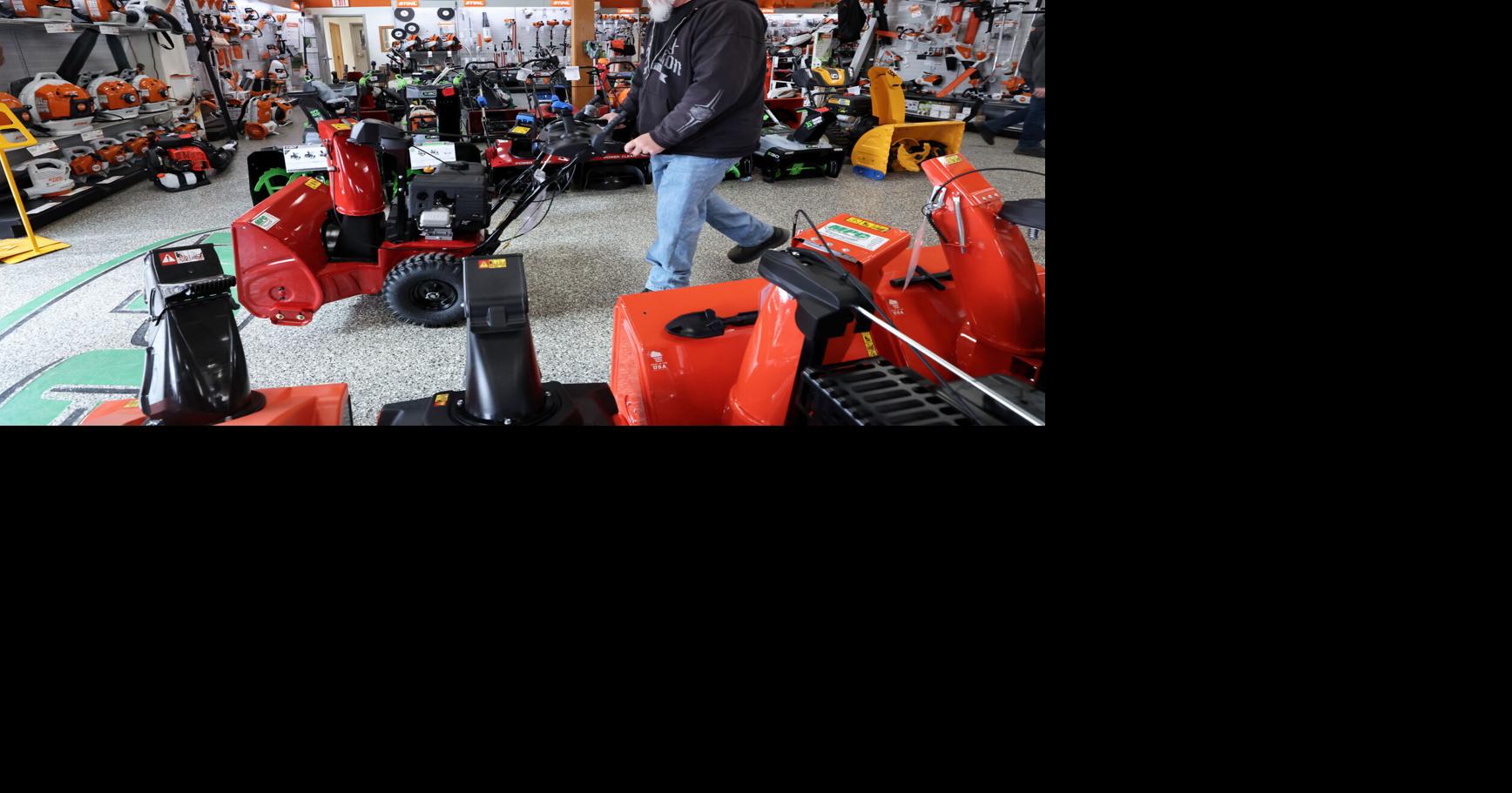 Snowblower sales surge on eve of snowstorm