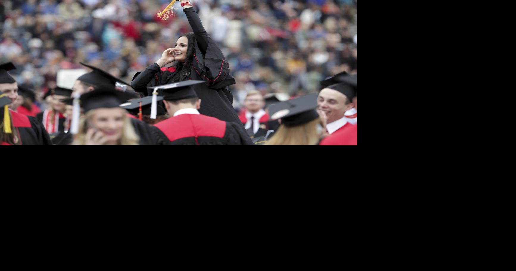 Photos: A sea of caps and gowns at the 2018 UW-Madison spring commencement