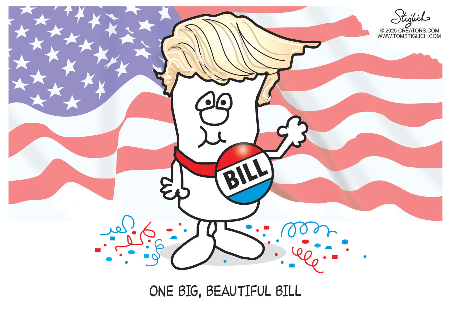 21 big, beautiful cartoons about Trump's bill