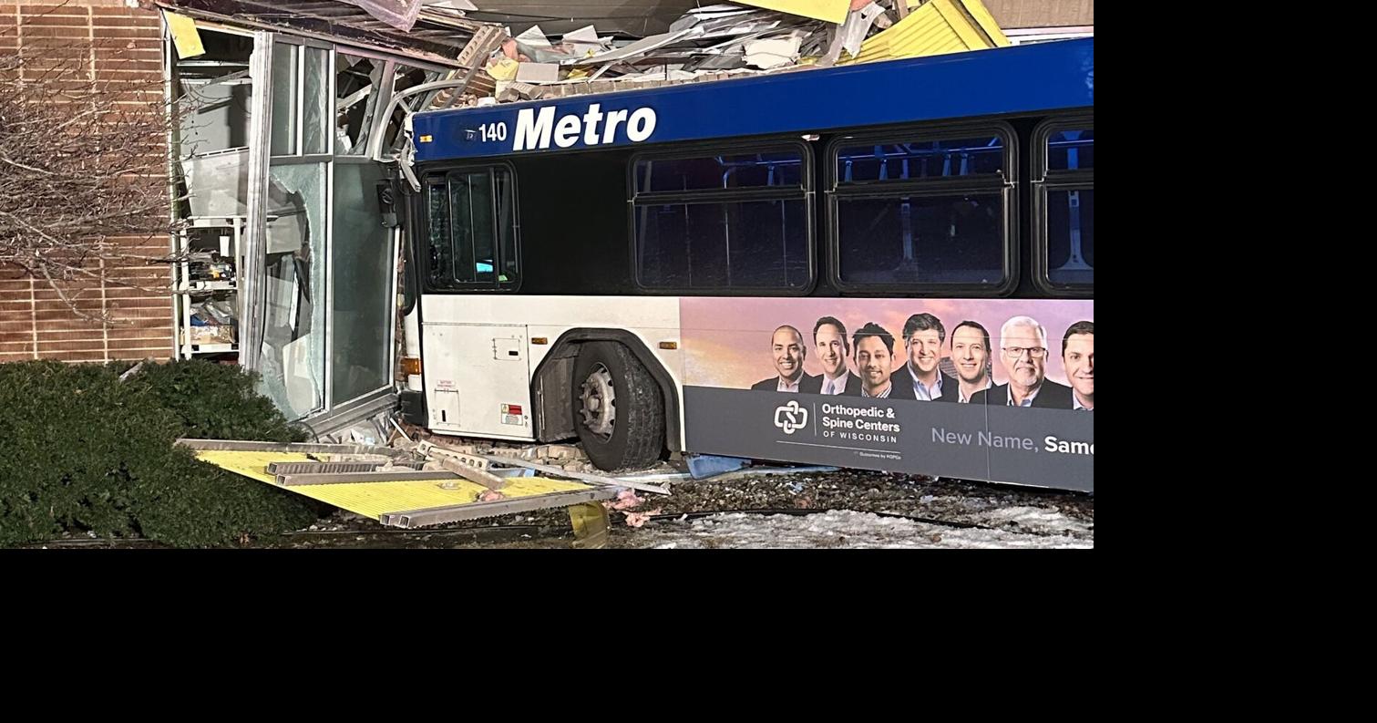 Metro Transit bus crashes into Asian House restaurant