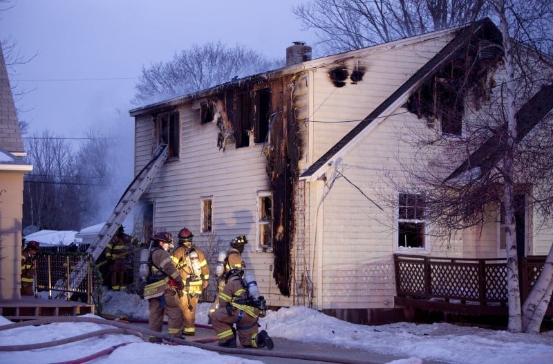 North Side home sustains significant damage in fire