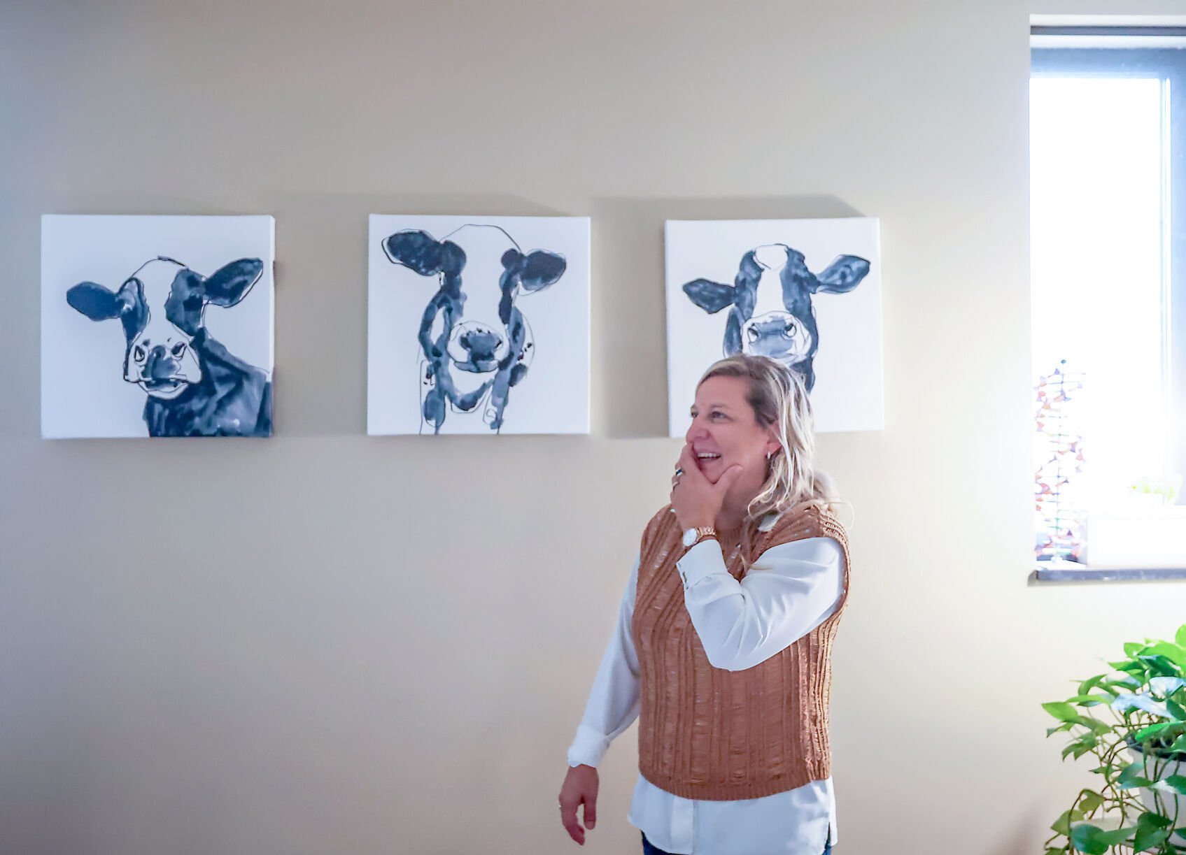 This UW-Madison professor wants cows to chill out