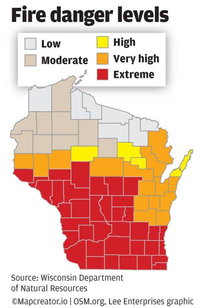 14 counties under ‘red flag warning’ as most of Wisconsin faces ...
