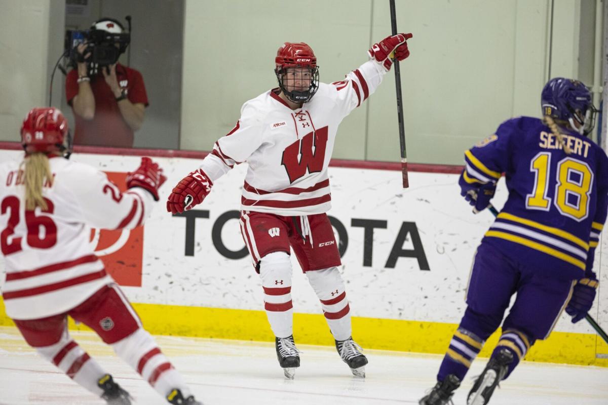 Senior day belongs to Wisconsin's seniors, and Delaney Drake plays a ...