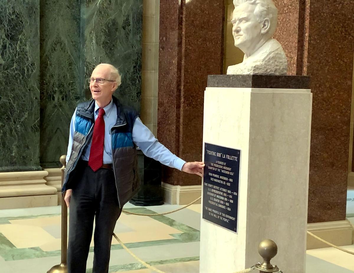 State Capitol's 'Fighting Bob' La Follette bust to get plaque