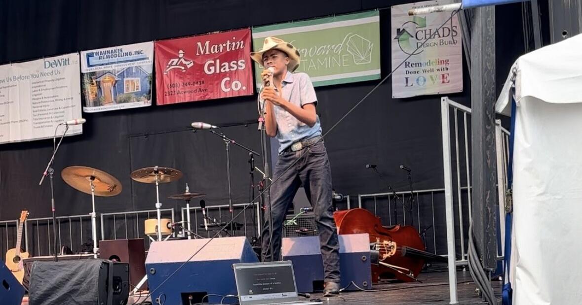 This Madison kid can sing. Guess how old he is?