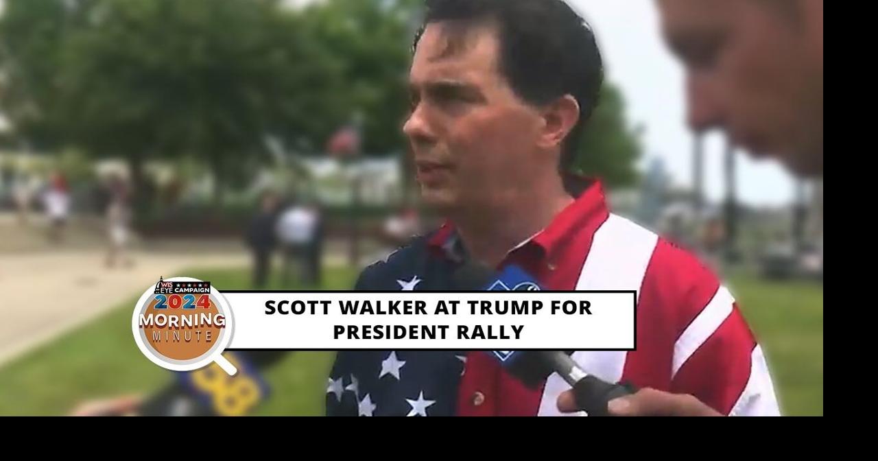 WisEye Morning Minute: Trump Rally Media Interviews