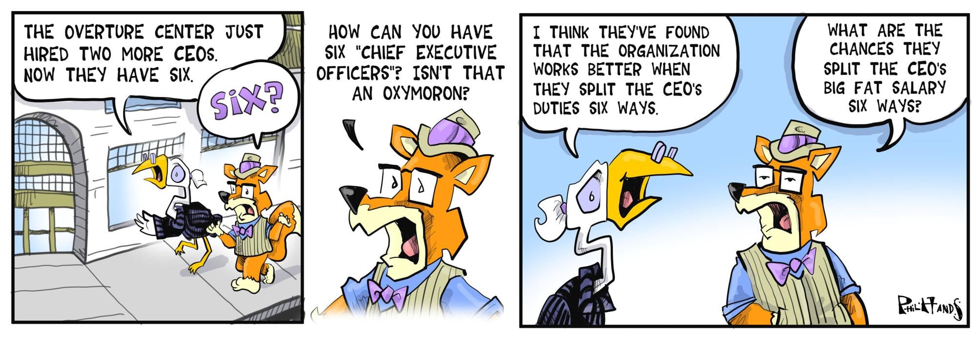 Get caught up with Phil Hands’ Mendota Marsh comic strip