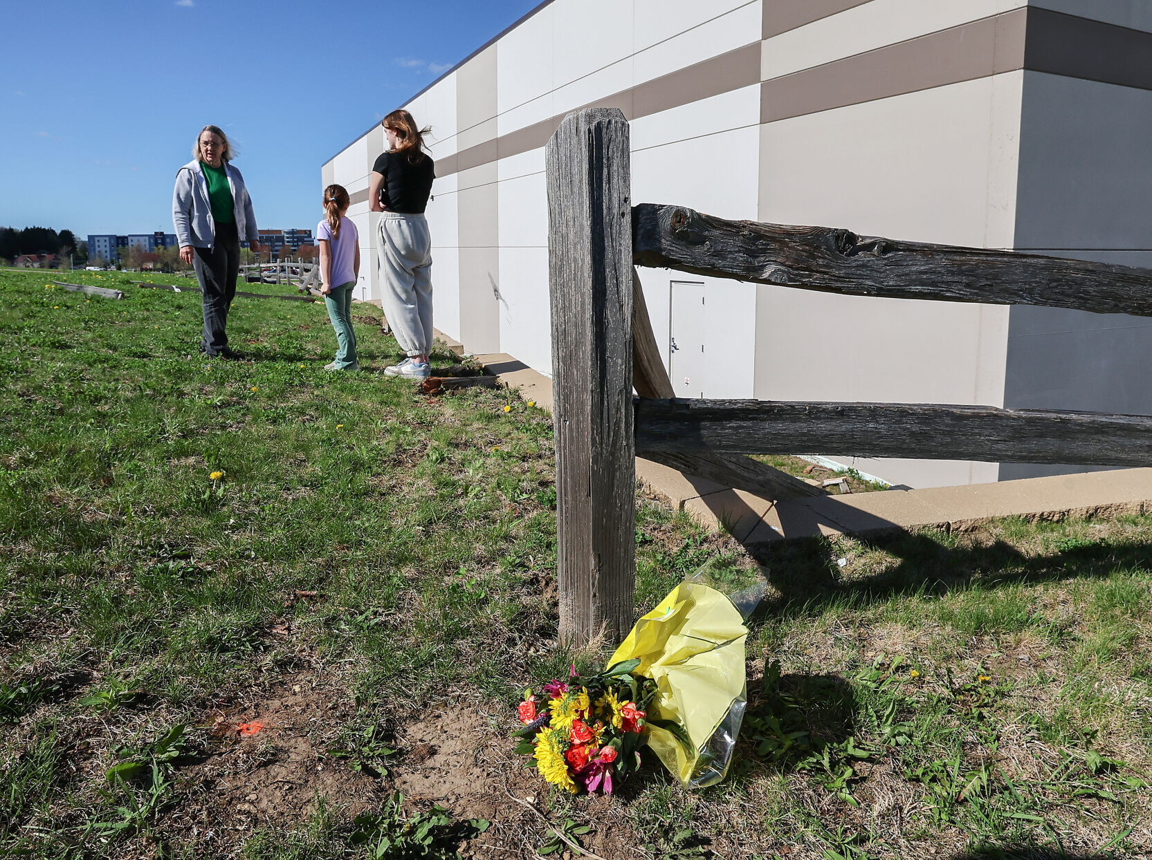 Mother of three dies after vehicle strikes family