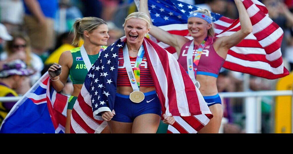 US turns in record-setting medal day at worlds