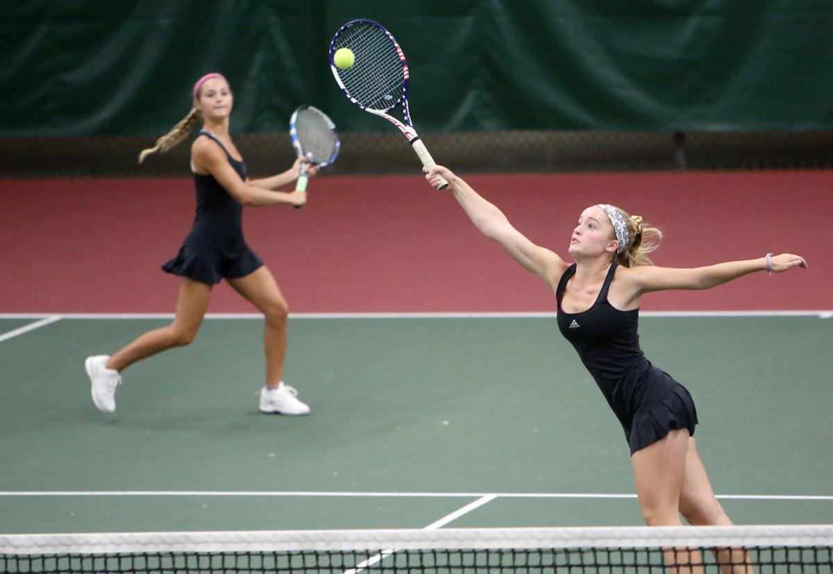 Prep girls tennis: Sarah Benoy, Lats Sysouvanh, Abby Fox and Maddie ...