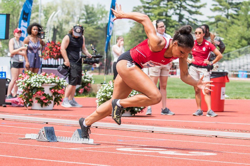 A year after major injury, Badgers sprinter Brenna Detra returns to ...