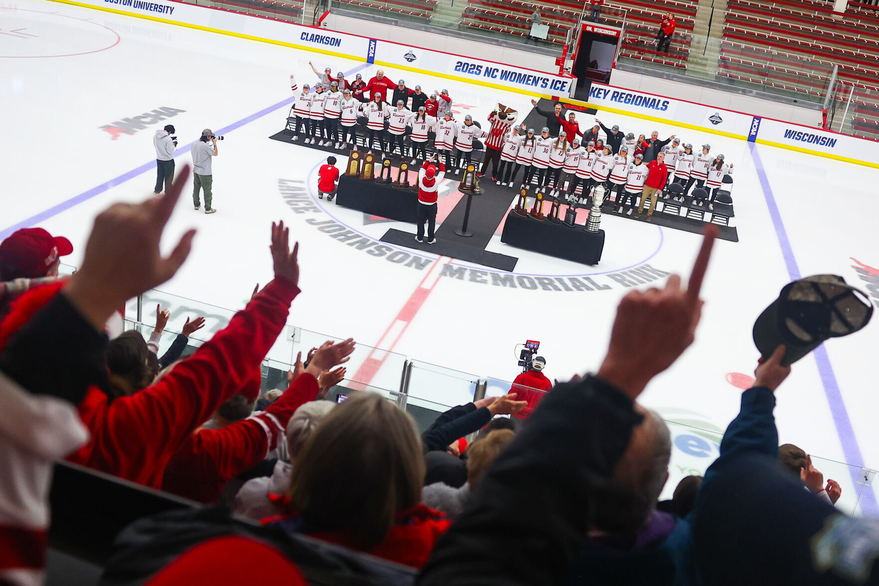 Photos: Wisconsin women's hockey celebrates national championship