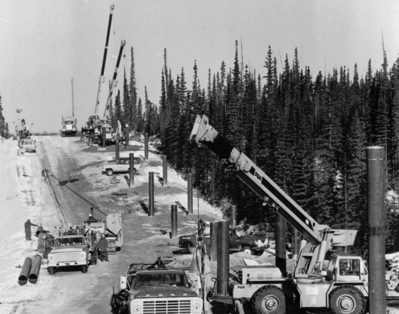 Photos: Construction began on the Trans-Alaska Pipeline