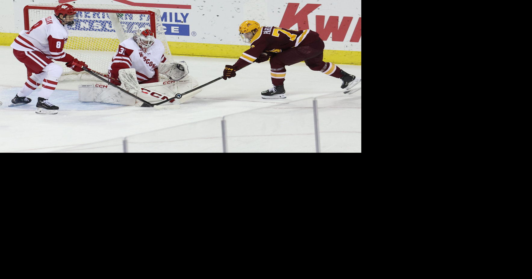 Christian Fitzgerald's hat trick leads Wisconsin hockey