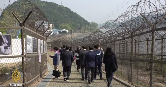 New hiking trails open along heavily-armed DMZ zone in South Korea