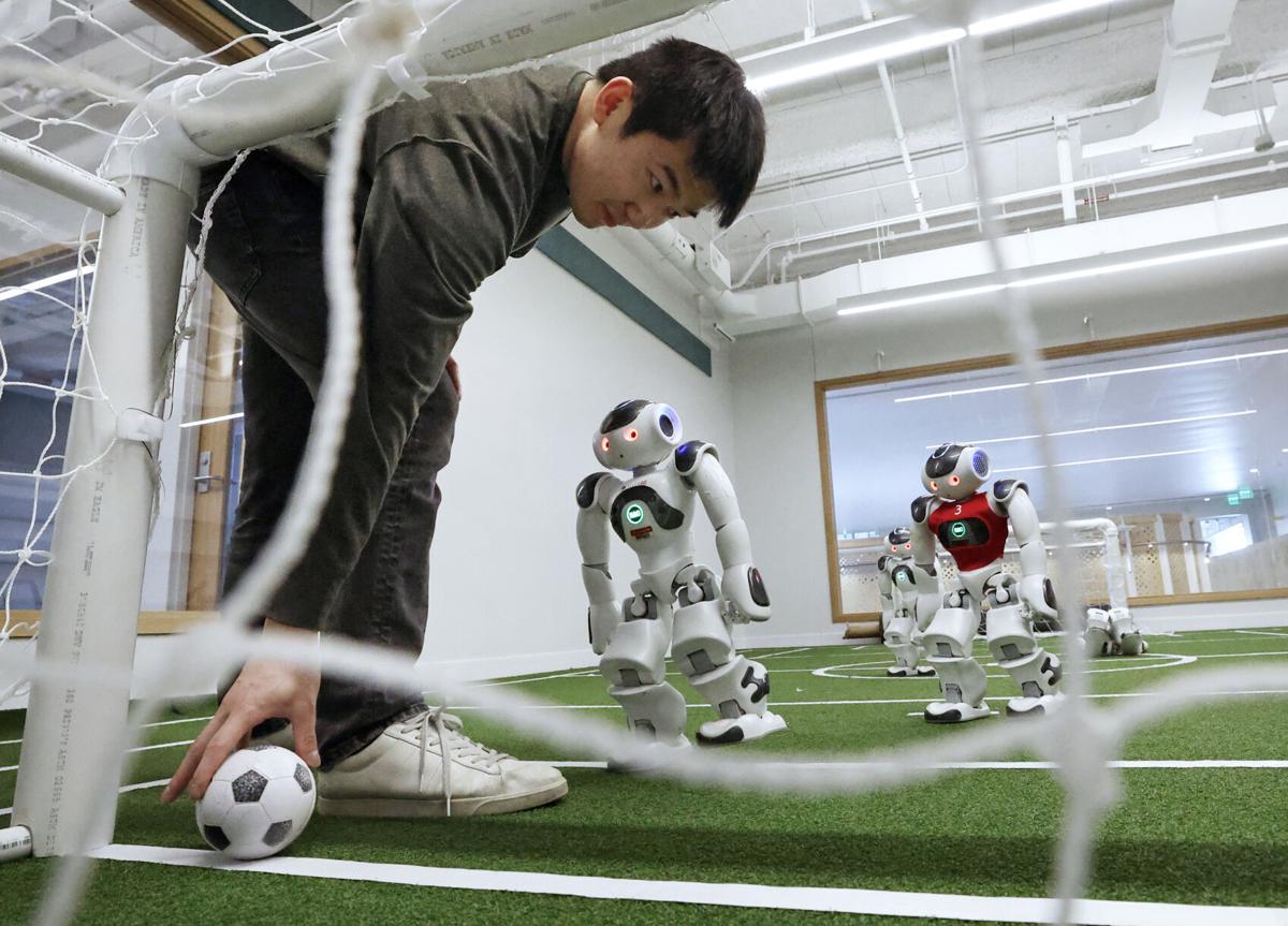 UW-Madison’s humanoid robots vie for world soccer domination
