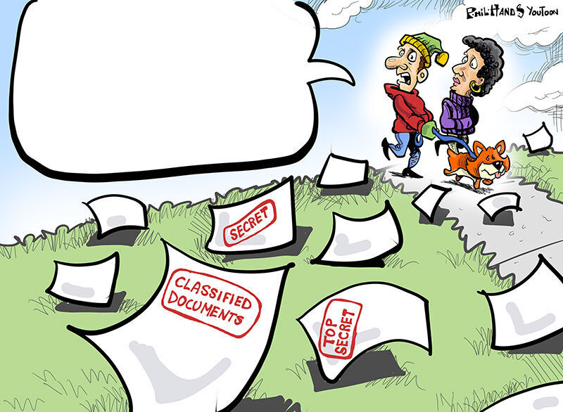 Classified documents litter this week's You Toon caption contest