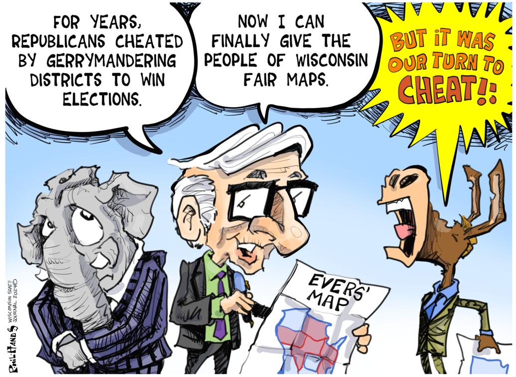 Phil Hands' 14 favorite cartoons about fair maps in Wisconsin