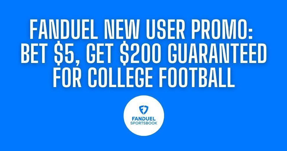 FanDuel promo code: $200 bonus for college football