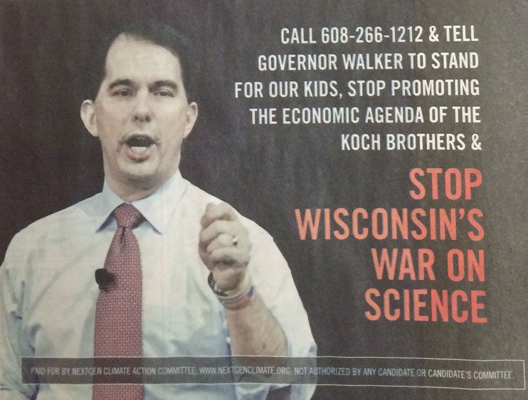 Environmental group's ad targeting Scott Walker produces week's most ...