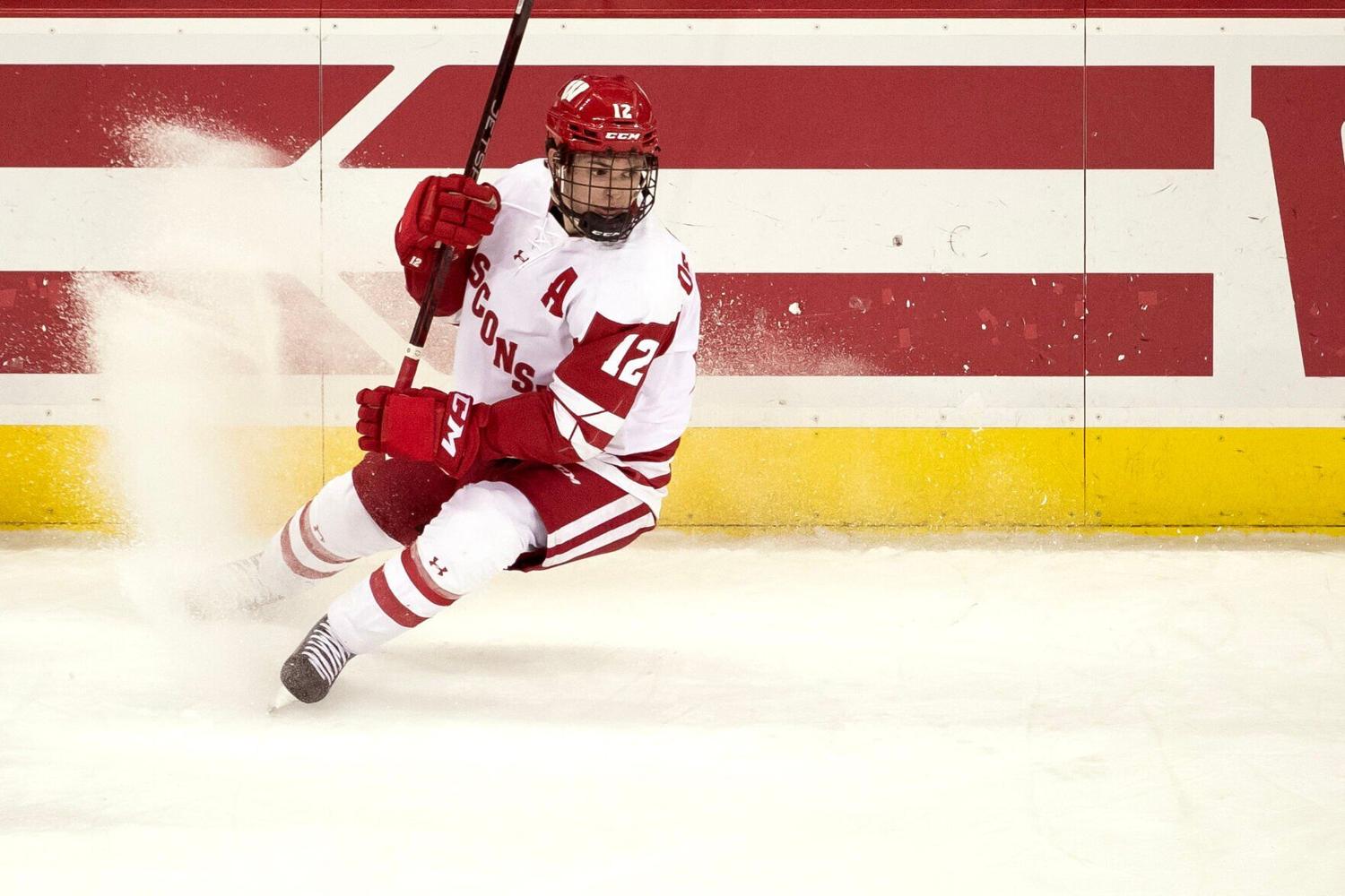 Wisconsin men's hockey wastes Mathieu De St. Phalle's hat trick in OT ...