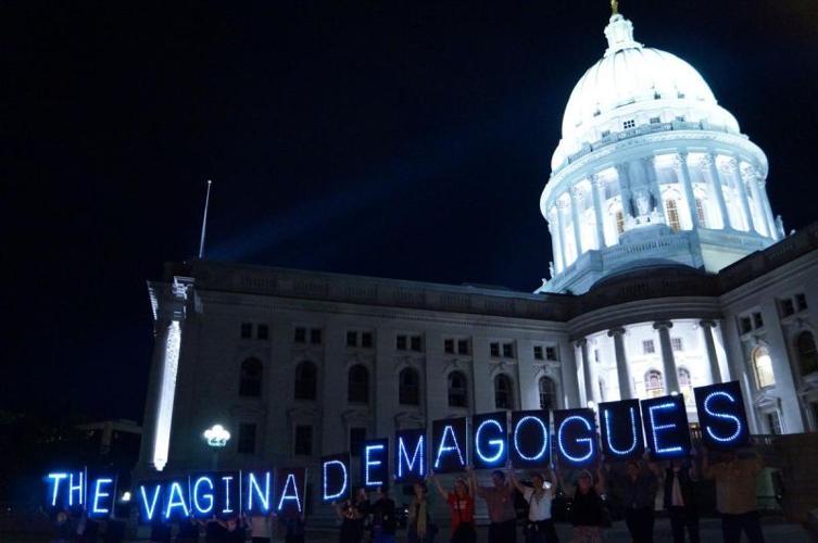 Overpass Light Brigade's illuminated protest signs spark a national network