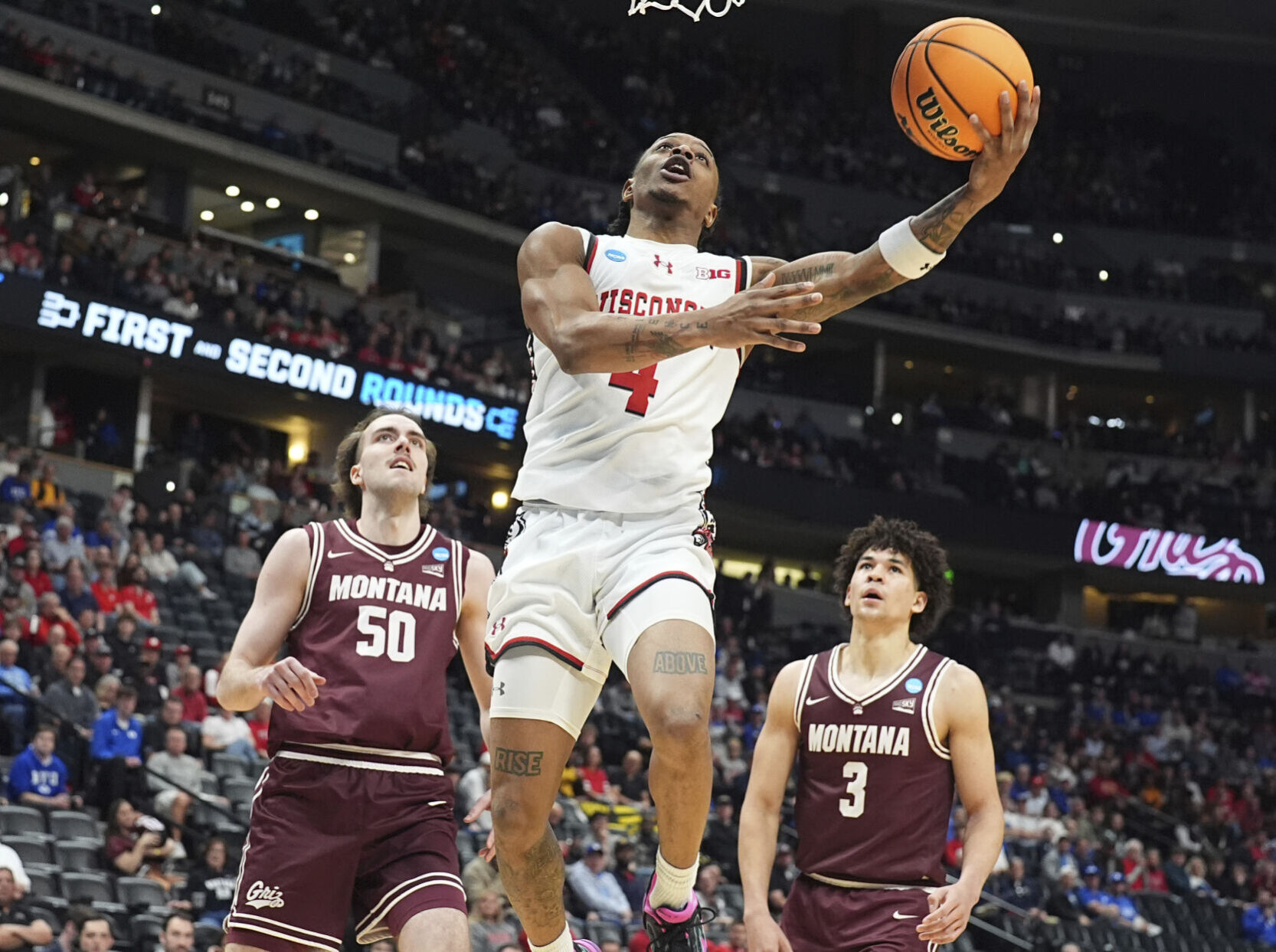 Wisconsin basketball defeats Montana in NCAA Tournament