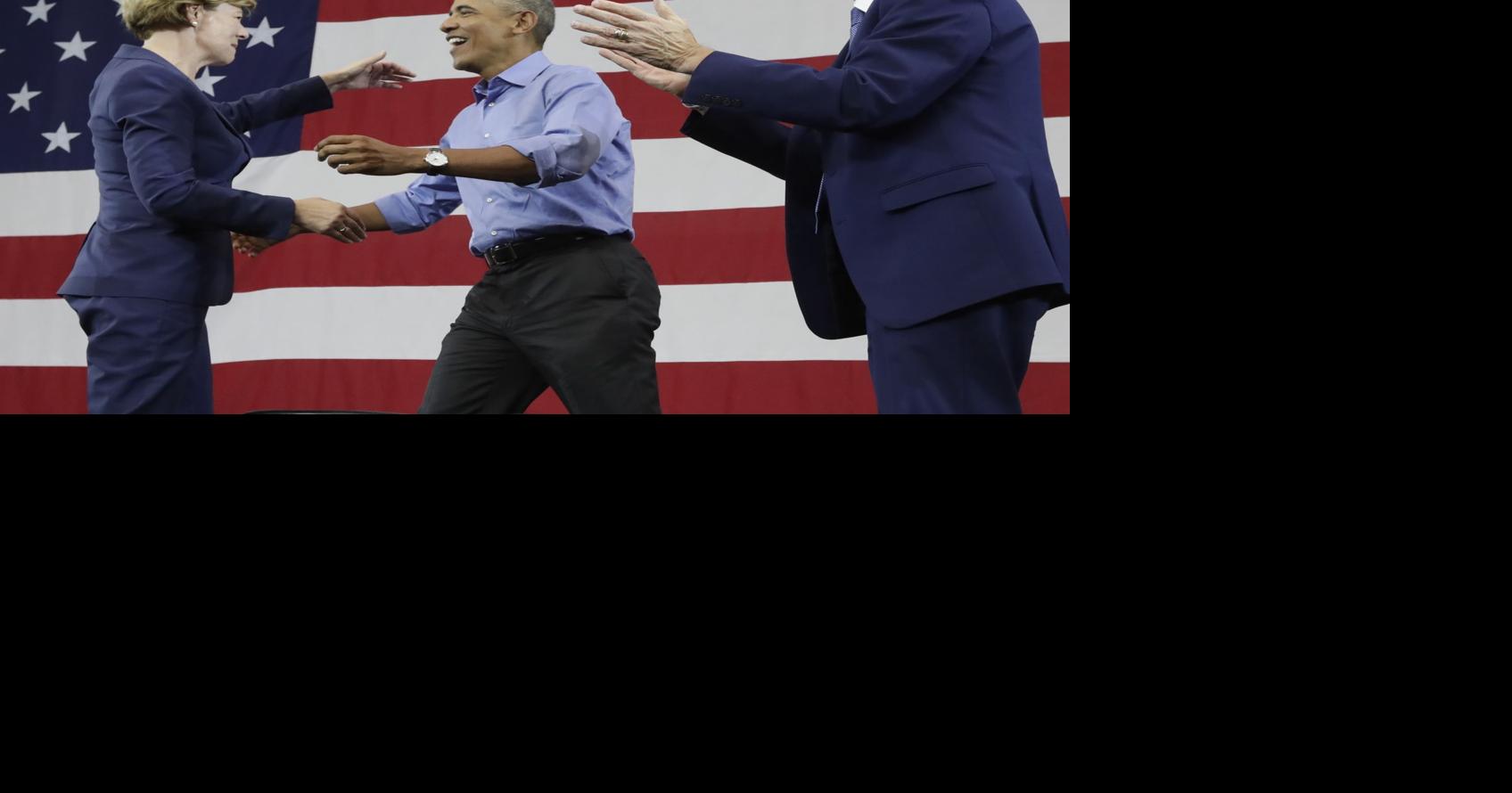 Barack Obama rallies for Wisconsin Democrats in Milwaukee