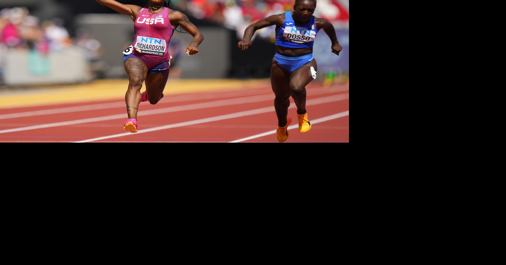 Lyles makes good, takes world title in 100 meters