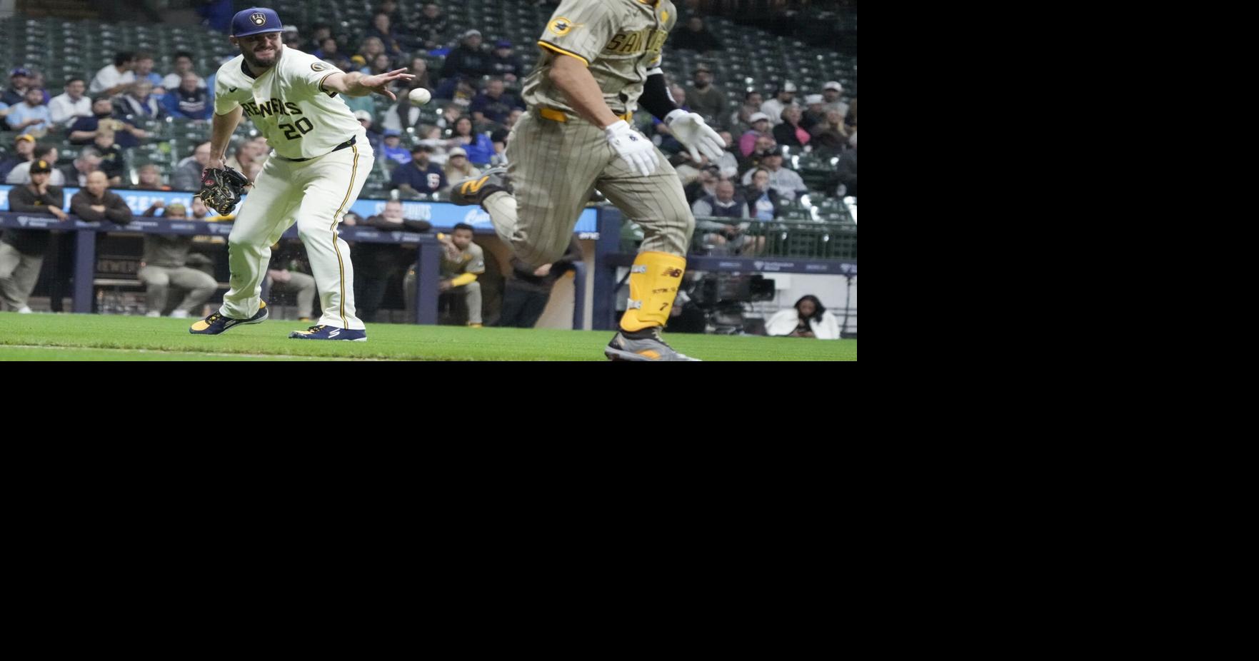 Brewers vs. Padres score: First Brewers series loss