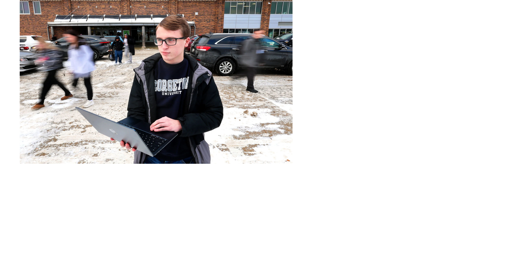 Memorial student’s website predicts snow day chances