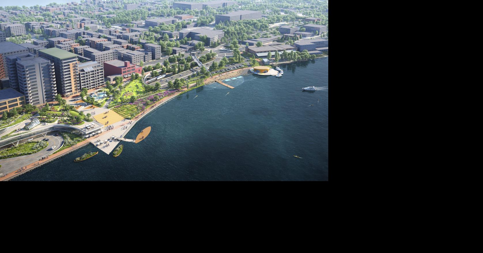 OUR VIEW: Splashy plan for shoreline looks great. But how to pay for it?