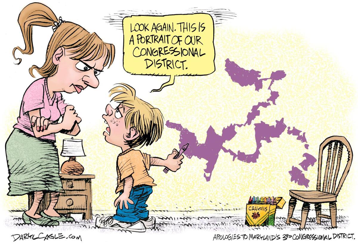 Graffiti is actually gerrymandering, in Daryl Cagle's latest political ...