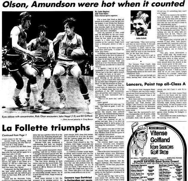 Ex-La Follette standout Steve Amundson named to Madison Sports Hall of Fame